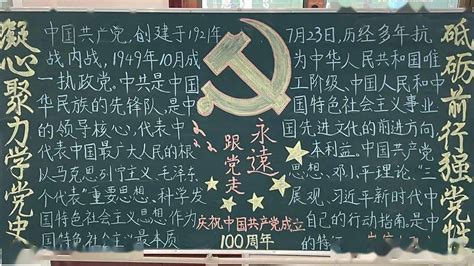 平凉支队党史学习教育专题黑板报评比开始啦救援