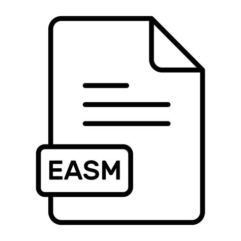 An Amazing Vector Icon Of Easm File Editable Design 19942465 Vector