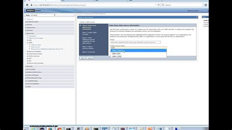 How To Configure Informatica Data Service Jdbc Driver For Ibm Websphere Application Server Youtube