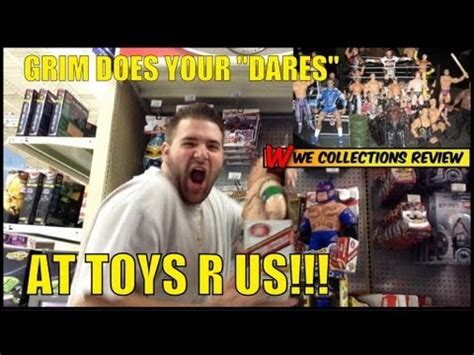Grims Toy Show Ep 449 Toysrus Dares Done In Wrestling Figures Aisle