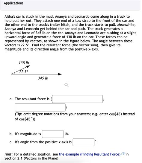 Solved Find Vector Components Using Trigonometry IICII Chegg