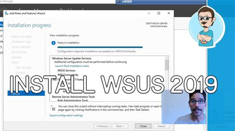 Install Wsus On Windows Server 2019 Youtube