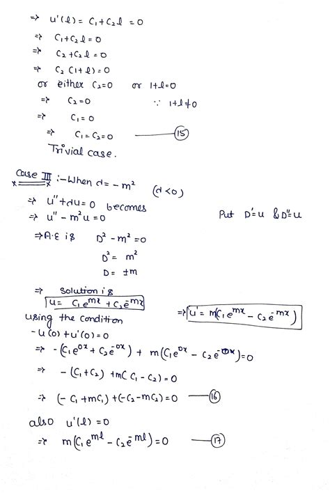 Solved 101 General Homogeneous Boundary Conditions Eigenvalue