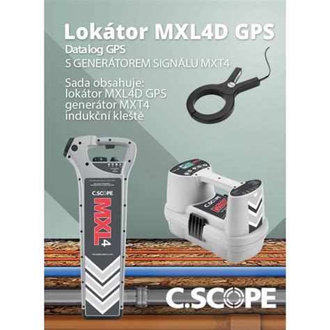 Zvýhodnený Set Lokátora C Scope Mxl 4 Dbg A Generátora Mxt 4 Meratest Sk