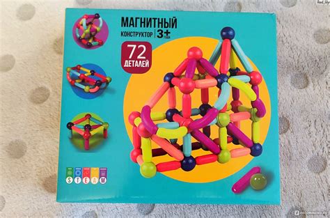 Магнитный конструктор Sayfun SAYFUN toys 72 детали - «Очень крутой ...