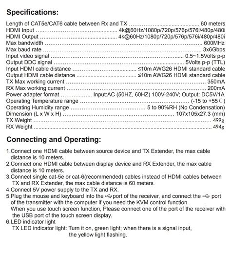 ArgoX HDMI KVM Extender Transmitter Receiver With M Range IR Co JG Superstore