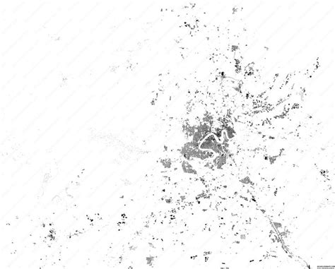 Brisbane Figure Ground Vector Map Boundless Maps