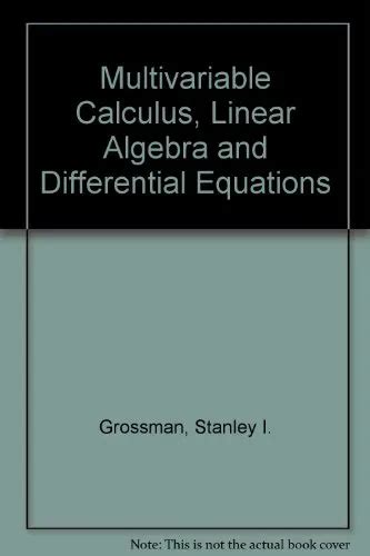 خرید کتاب Multivariable Calculus Linear Algebra And Differential Equations دانلود کتاب