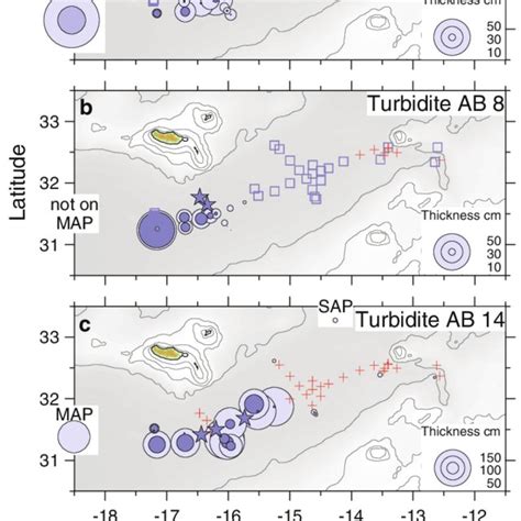 Grain Size And Carbonate Contents For Turbidite Ab10 In Several Cores Download Scientific