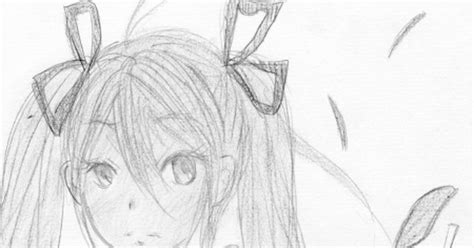 初音ミク 初音ミク【ラフ】 和穂のイラスト Pixiv