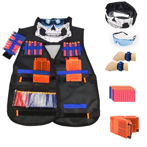Kepooman Tactical Vest Kit For Nerf Guns N Strike Elite Series With