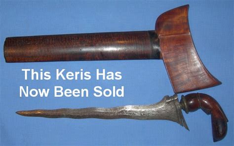19th Century Sulawesi Bugis Sepokal Keris Kris Indonesia