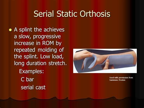 What Is A Serial Static Splint Lasopaac