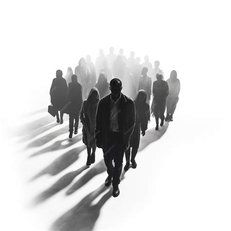 Premium Ai Image Make Genuine Black Shadow Visuals For International Migration Day