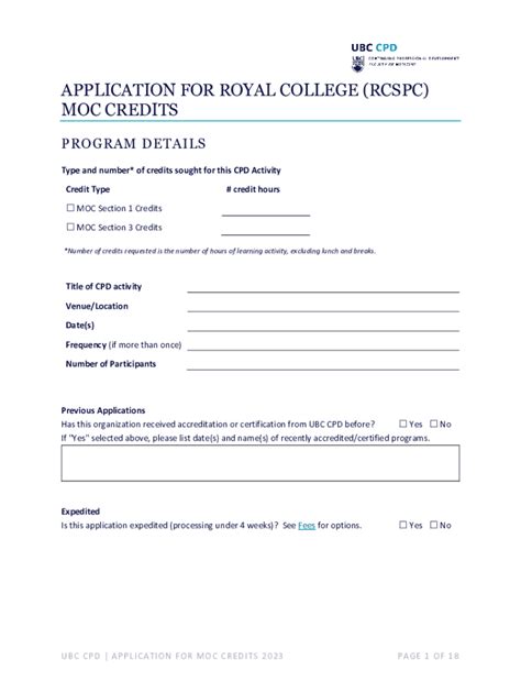 Fillable Online Cpd Accreditation Certification Application Form Fax