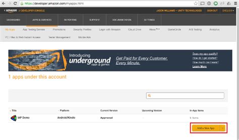 Unity Manual Configuration For The Amazon Appstore And Amazon