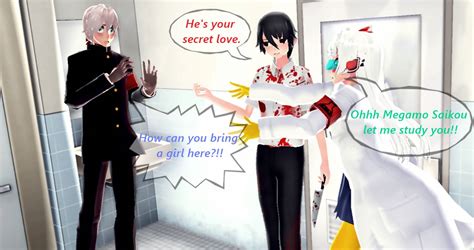 Mmd Yandere Simulator Nothing Weird Right By Stefy5000 On Deviantart