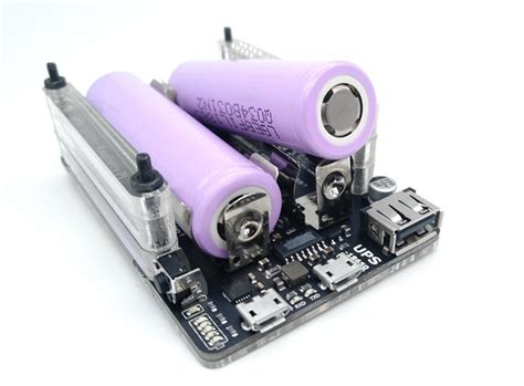 Raspberry Pi Zero W 4 3b Lite V12 18650 Power Hat With Battery