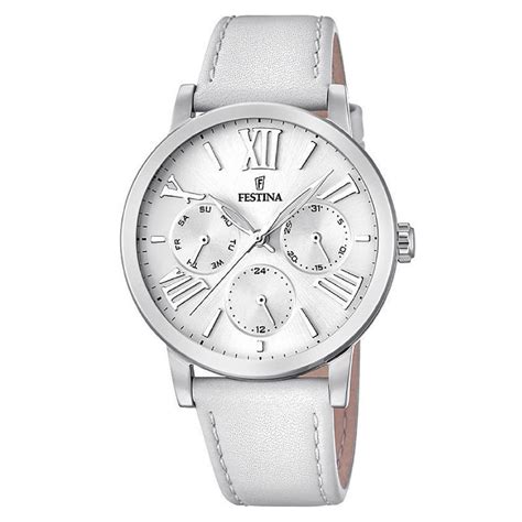 Festina F20415 1 женские кварцевые наручные часы со стрелочным календарем и 12 24 форматом