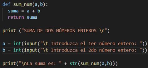 Github Gaby Hack215 Python Sumanum Función Que Suma 2 Números Enteros