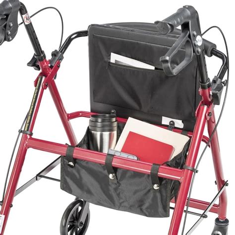 Drive Medical Rollator Rolling Walker With 6 Wheels Fold Up Removable