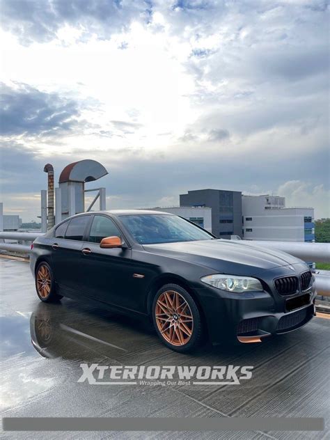 Bmw F10 In Ceramic Black Full Wrap Car Accessories Accessories On