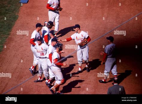 Los Angeles Ca April 28 Players For The St Louis Cardinals