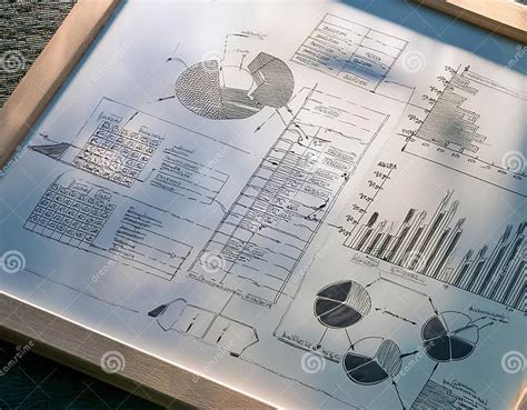 Detailed Diagram On A Whiteboard Illustrating Complex Processes Plans