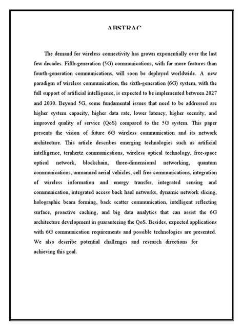 Seminar Report 6g Technology Meraj Pdf Augmented Reality Virtual Reality