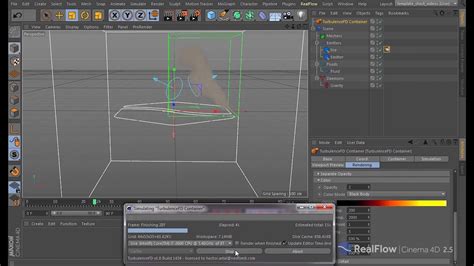 RealFlow Cinema 4D 2 5 TurbulenceFD Emission From RealFlow Particles
