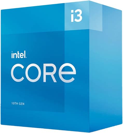 Intel Core I3 10100 Cpu 3 6ghz 4 3ghz Turbo Lga1200 10th Gen 4 Cores
