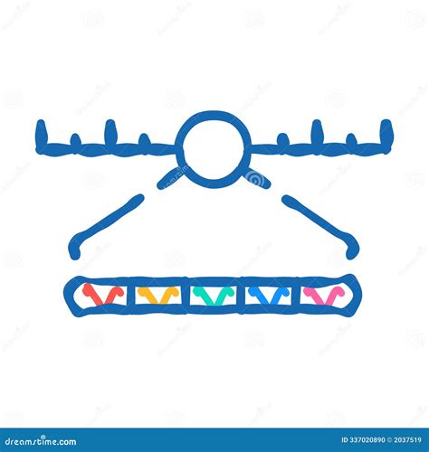 Spectrum Range Electromagnetic Icon Doodle Illustration Stock Vector Illustration Of Icon