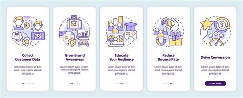 Premium Vector Digital Marketing Gamification Pros Onboarding Mobile