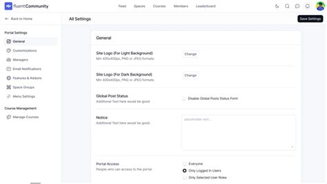 Fluent Community Community Plugin With A Native Course Builder Wp Manage Ninja