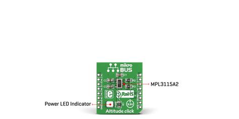 Altitude Click Board With Pressure Sensor Mpl3115a2
