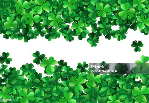 생 패트릭스 데이 배경 스프레이 그린 클로버 잎 또는 토끼 벡터에 대한 스톡 벡터 아트 및 기타 이미지 벡터 클로버 온대 식물 3가지 개체 Istock