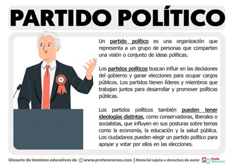 Qué Es Un Partido Político Definición