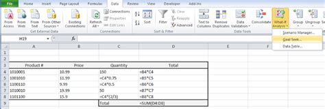 Goal Seek Excel Tip 3D Engineer