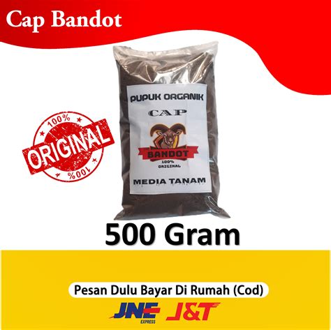 Cap Bandot Media Tanam Pupuk Kandang Dan Kompos Siap Pakai 1 Kg Pupuk