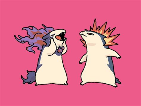 Typhlosion And Hisuian Typhlosion Pokemon Drawn By 0tamakichi Danbooru