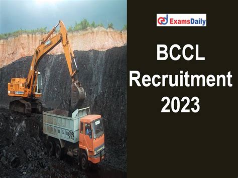 Bccl Recruitment 2023 Out Download Application Form