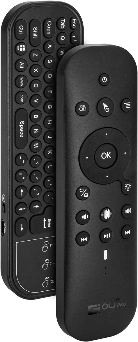 Rechargeable Mini Bluetooth Keyboard Voice Remote With