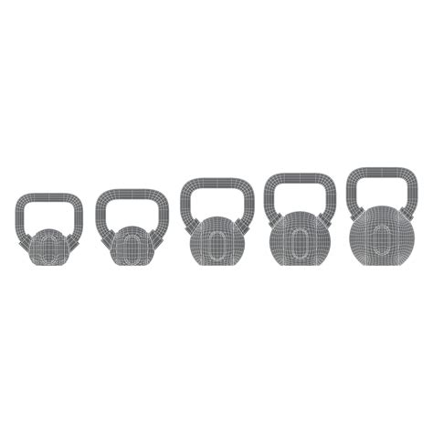 Technogym Free Weight And Accessories 9 Models 3d Model 50 Max