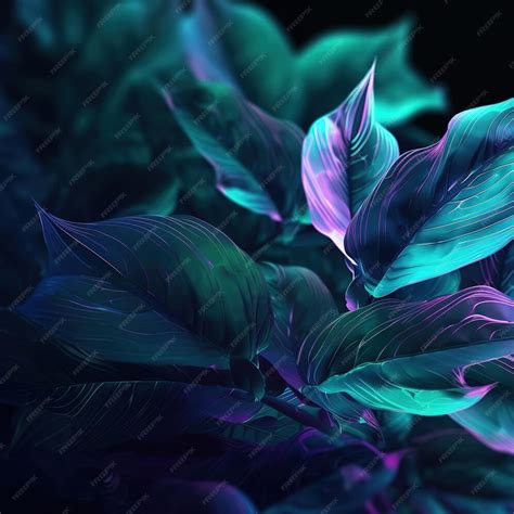 Premium Photo Patterns On A Leafs Surface