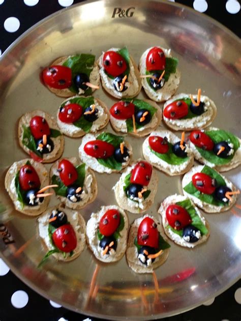 Our Ladybug Bruschetta Bites Bruschetta Bites Food Caprese