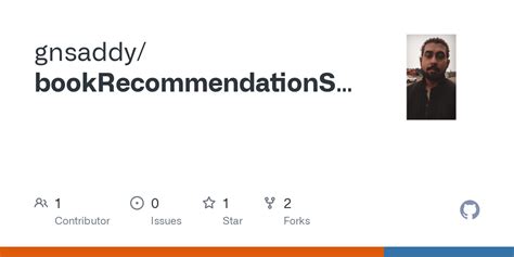 GitHub Gnsaddy BookRecommendationSystem