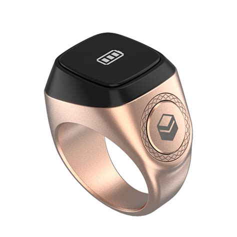 Buy Iqibla Zikr Ring Matel Rose Gold 20mm Online In Uae Tradeling
