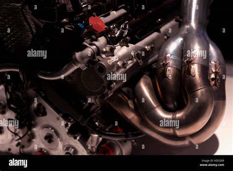 Renault V10 Formula One Engine Photograph Taken On October 2017 At