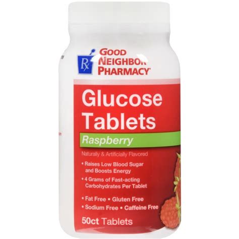 Gnp Glucose Tab Raspberry Otc