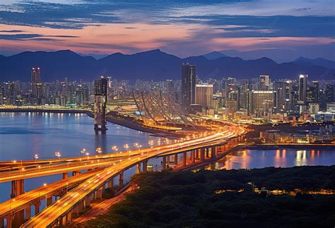 황혼의 도시 길 도로 마포구 배경 일러스트 및 사진 무료 다운로드 Pngtree